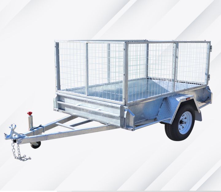 8x5 Australian Galvanised 900mm Cage Trailer for Sale in Brisbane